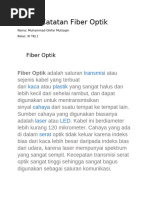 Alat Alat Fiber Optic Beserta Fungsinya | PDF