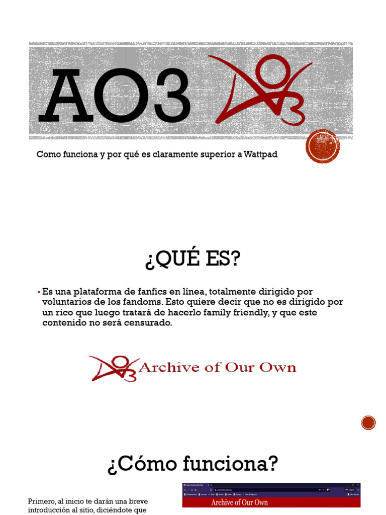 Ventajas de AO3 sobre Wattpad | PDF