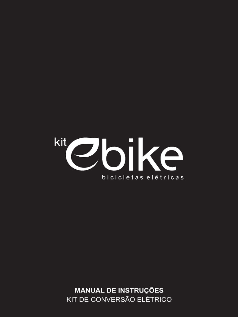 MANUAL-KIT-EBIKE | PDF | Tráfego | Diodo emissor de luz