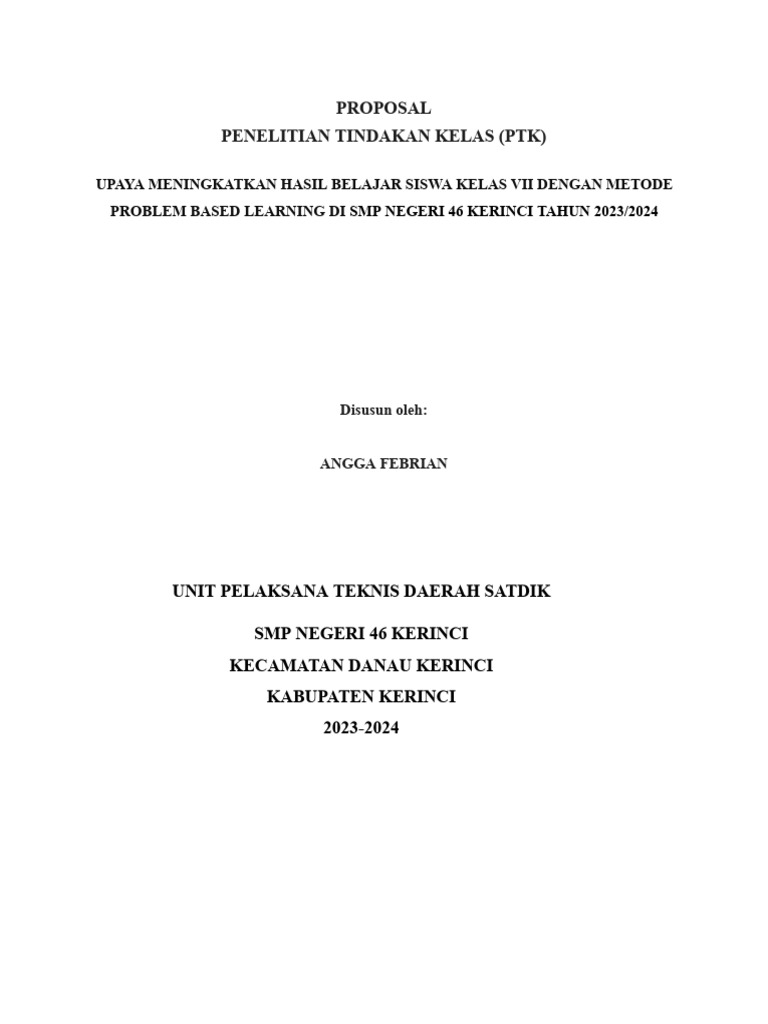 PTK Bab 1-5 (1) - Compressed | PDF