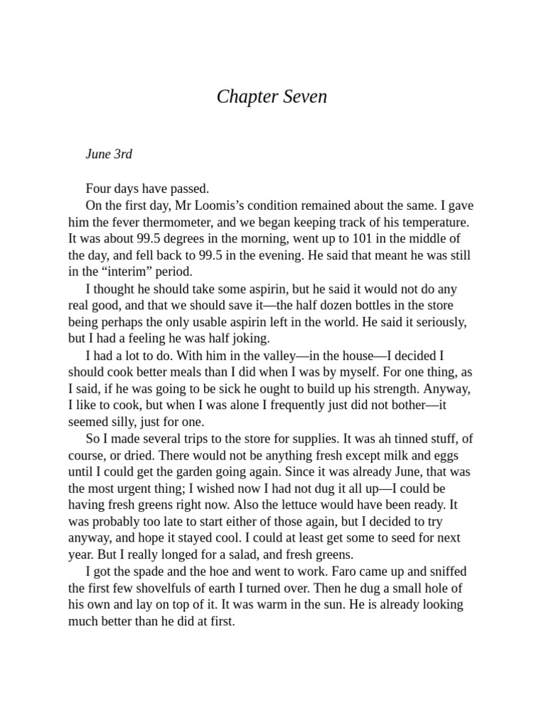 07 Z For Zachariah Chapter 7 | PDF