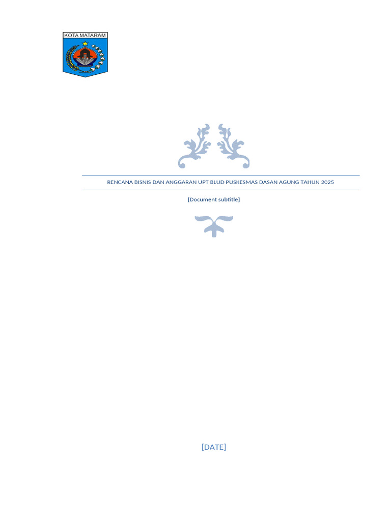 Rba Blud Puskesmas 2025 | PDF