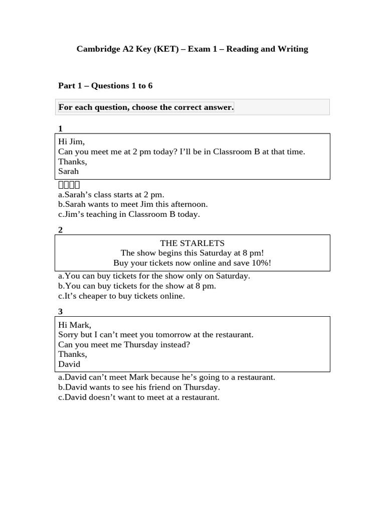 Cambridge A2 Key | PDF | Mother Teresa