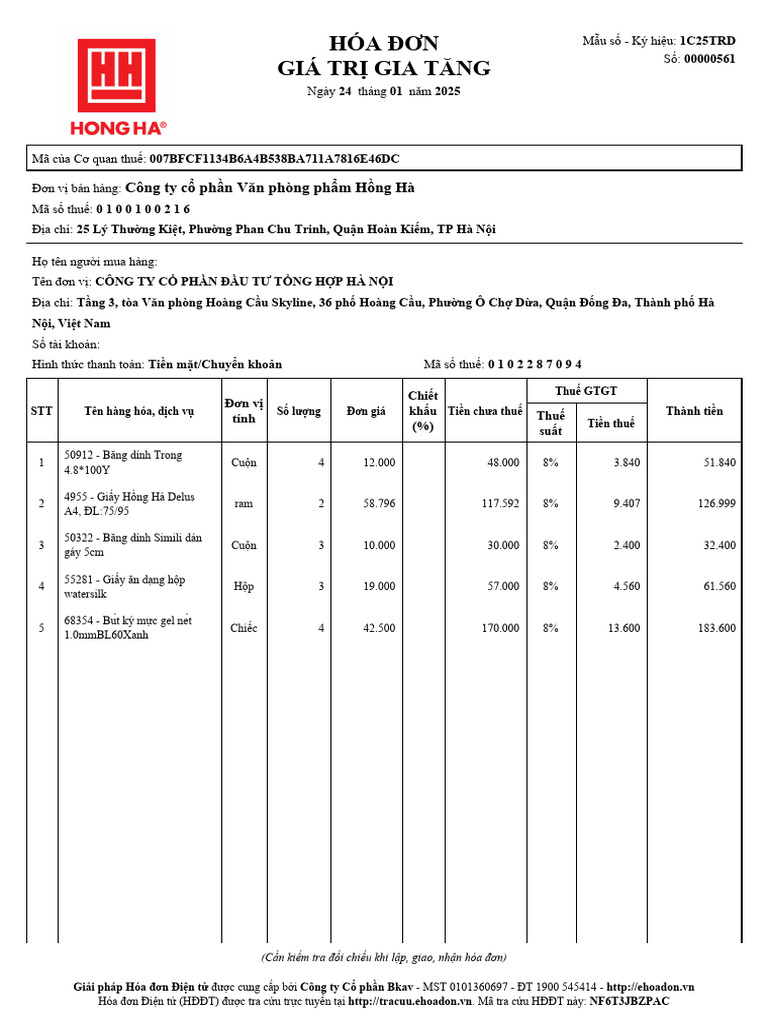 HH 561 (24.01.2025) - CVN BĐS | PDF