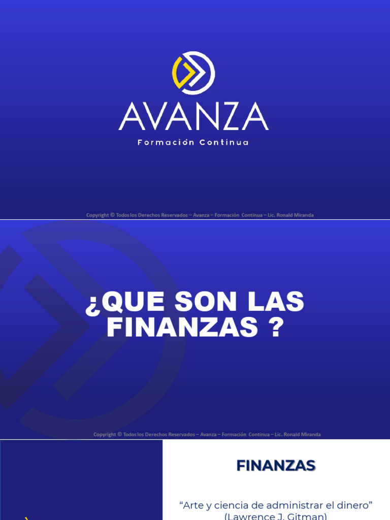 3 - Las Finanzas | PDF | Capital de trabajo | Contabilidad