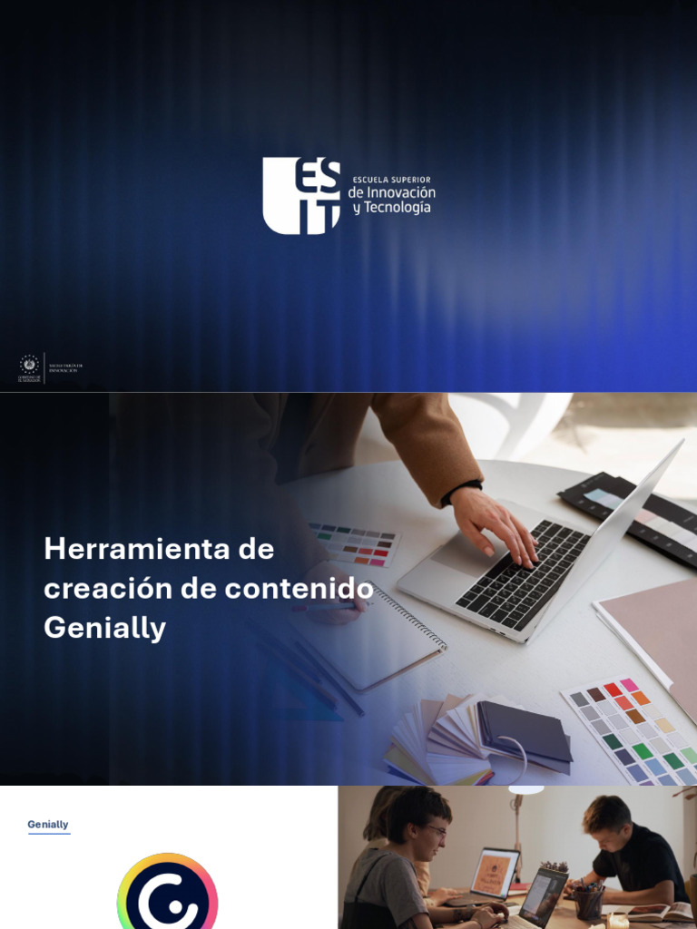 Guía para Crear con Genially | PDF | Hipervínculo | Botón (Computación)