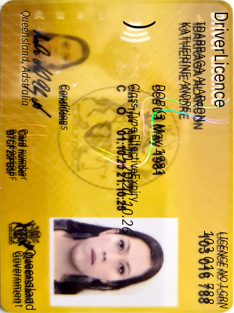 Australia Driver Licence - Katherine Idarraga - PDF - 20250202 - 232218 ...