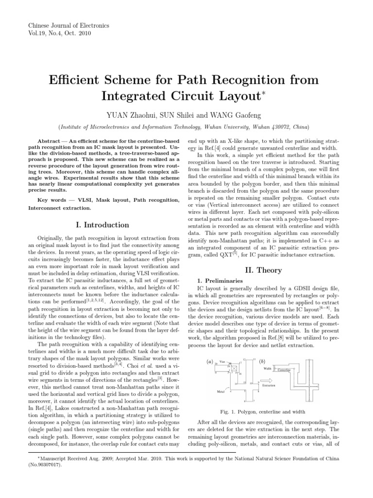 Efficient IC Path Recognition Method | PDF | Vertex (Graph Theory) | Length