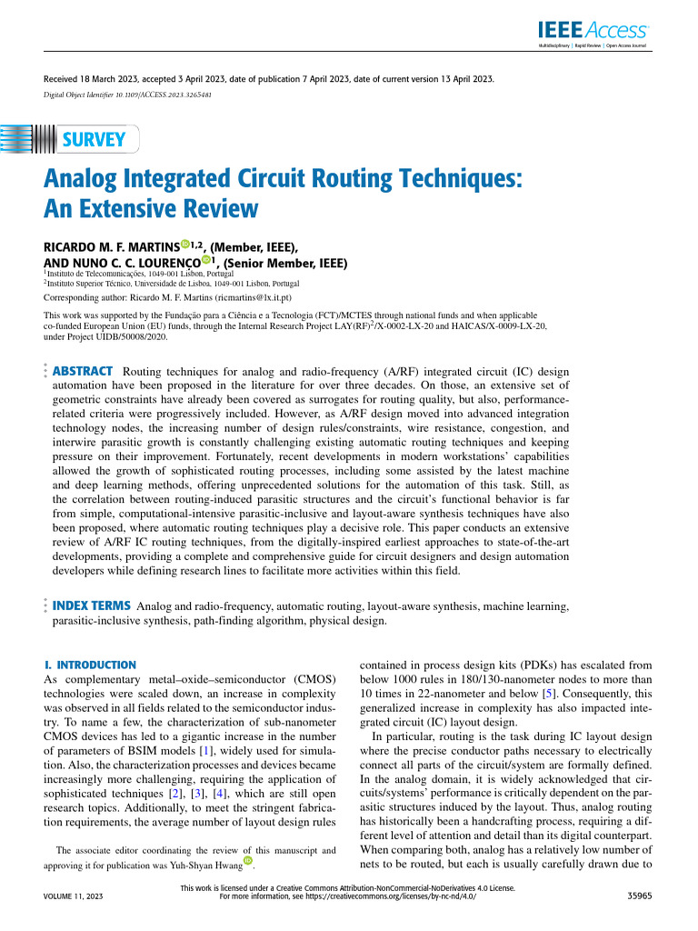 Analog_Integrated_Circuit_Routing_Techniques_An_Extensive_Review | PDF ...