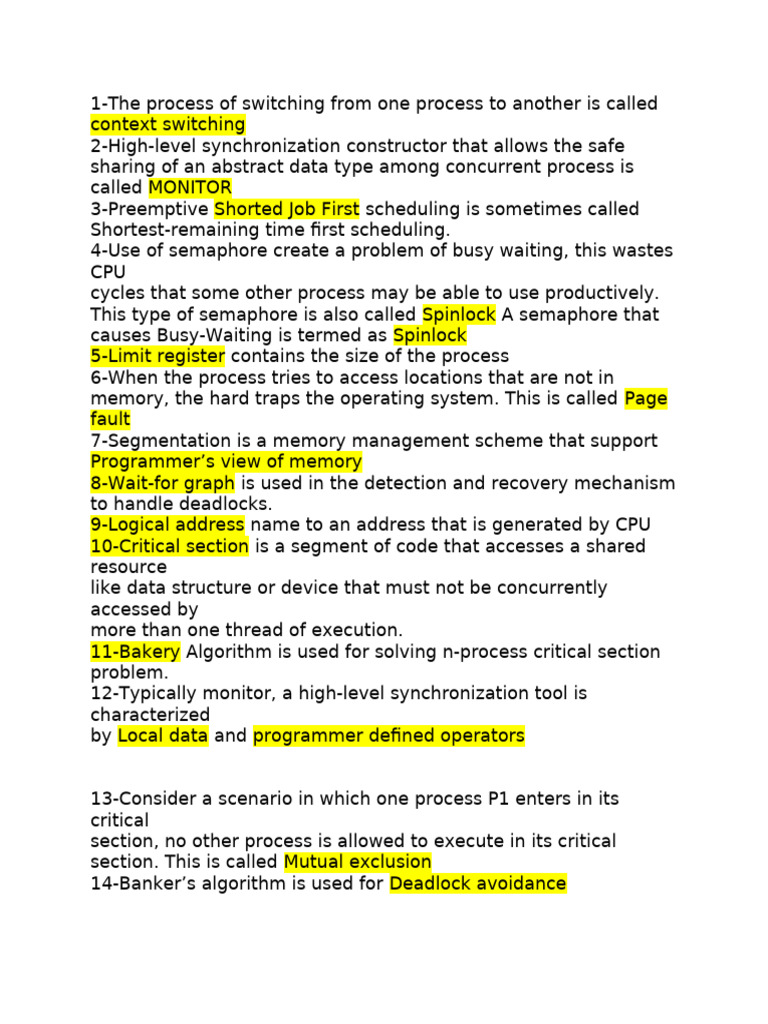 00001 | PDF | Process (Computing) | System Software