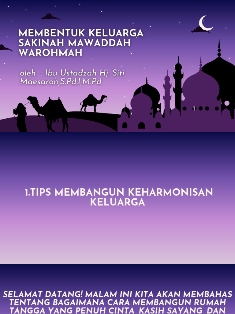 Tips Membangun Keluarga Sakinah | PDF