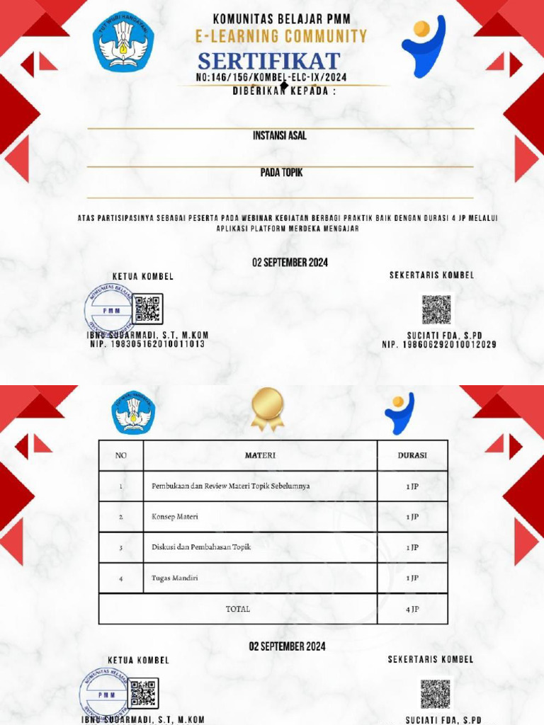 Wa Hima, s.pd Sertifikat 4 | PDF
