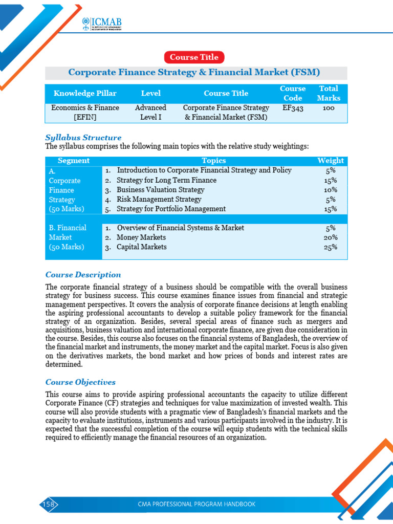 Corporate Finance & Market Strategies | PDF | Financial Risk | Capital ...