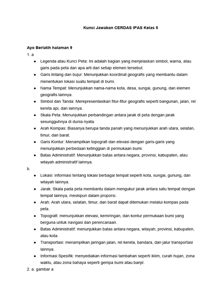 Kunci Jawaban B Cerdas IPAS Kelas 5B | PDF
