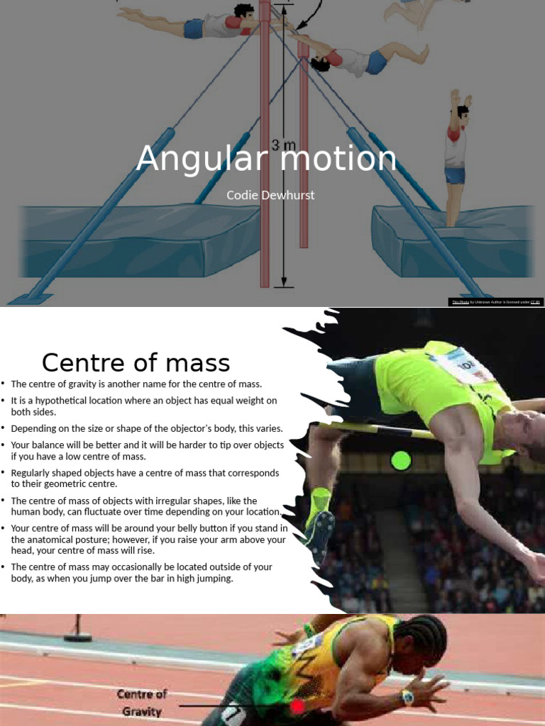 Angular Motion | PDF | Lever | Center Of Mass