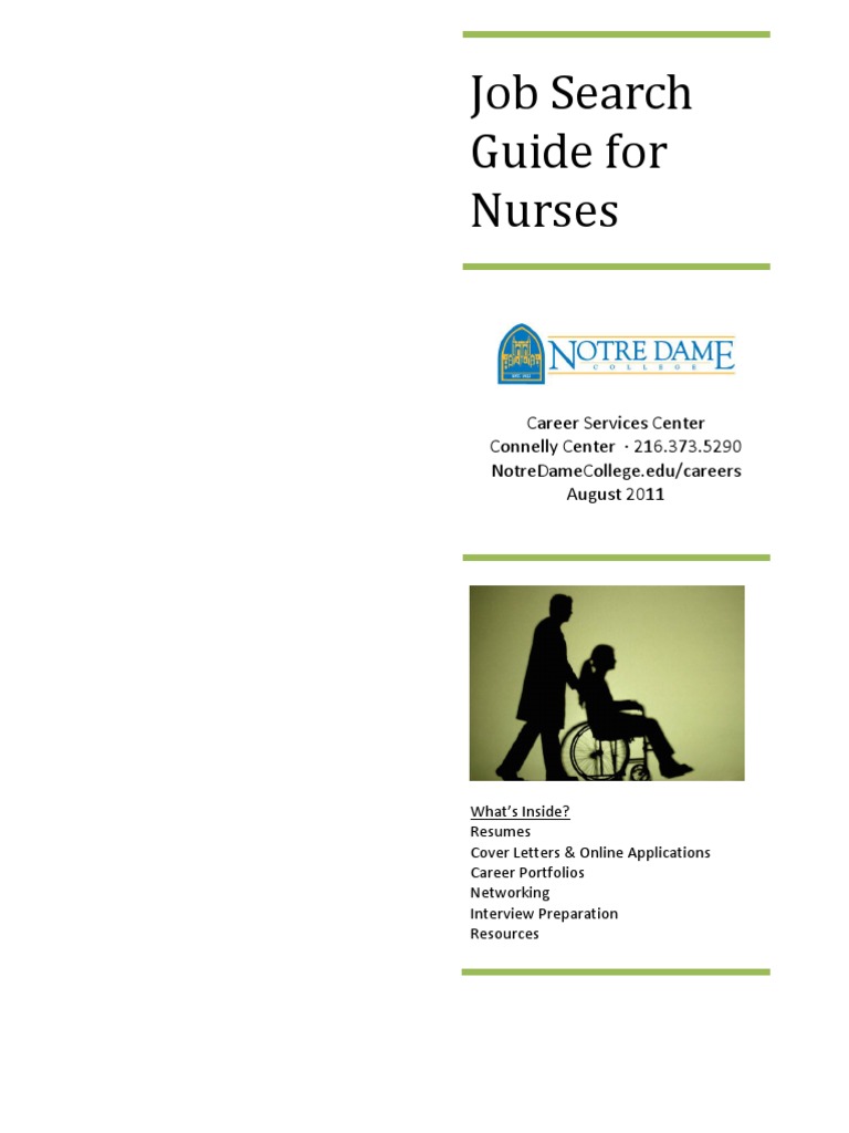 Job Search Guide For Nurses | PDF | Résumé | Nursing