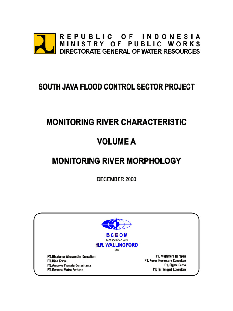 River Morphology Monitoring Guide | PDF | Discharge (Hydrology) | River