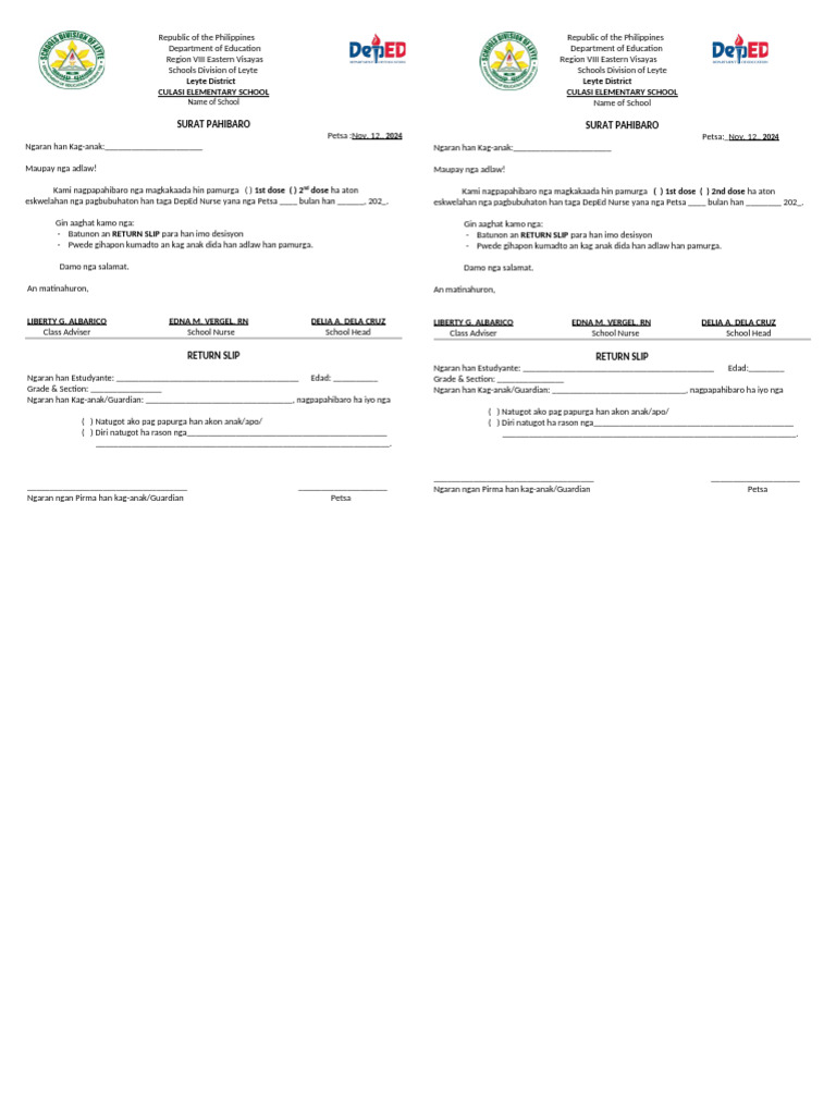Consent Deworming 2nd | PDF