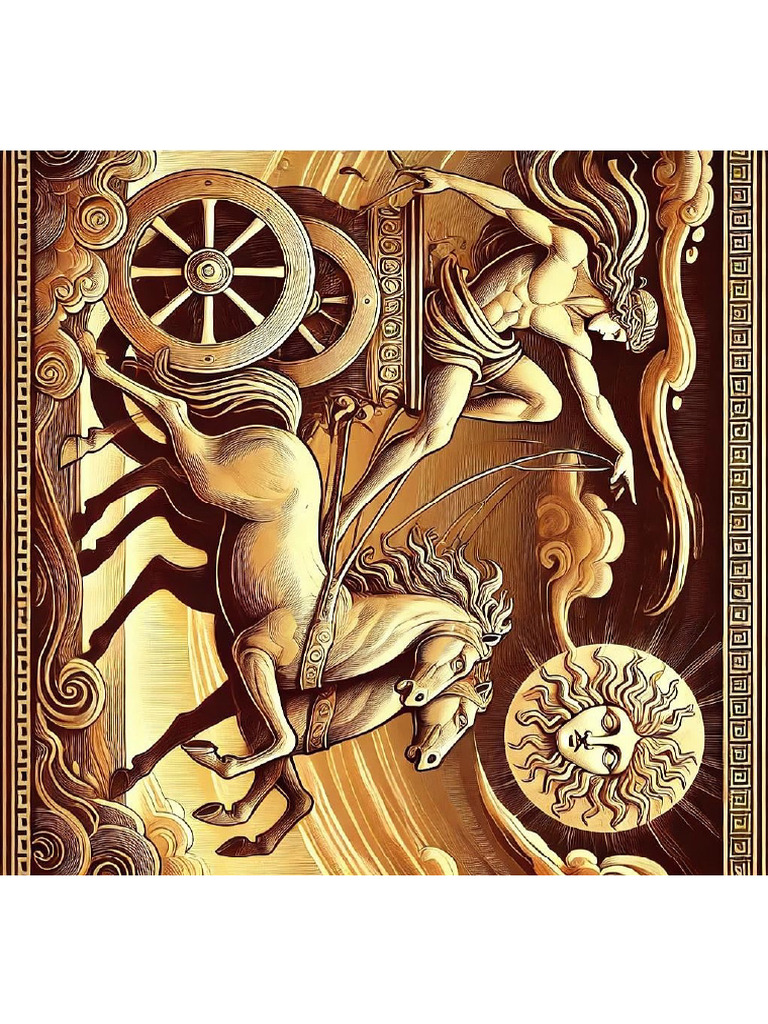 An Ancient Greek-Style Illustration Depicting Apol | PDF