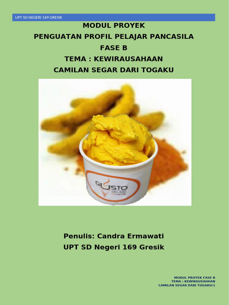 Contoh Modul Proyek Candra Ermawati | PDF
