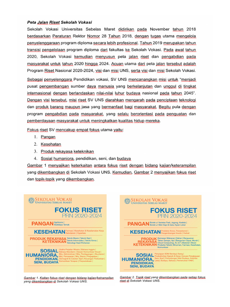 Roadmap Riset SV | PDF