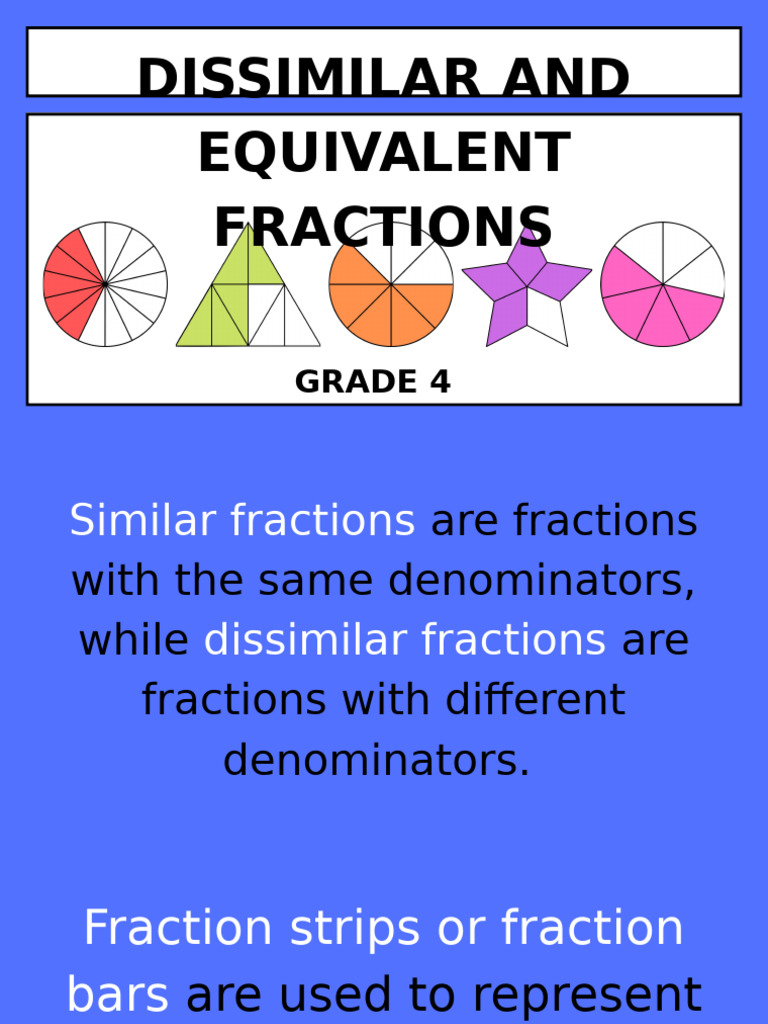 Grade 4 Fractions Guide | PDF