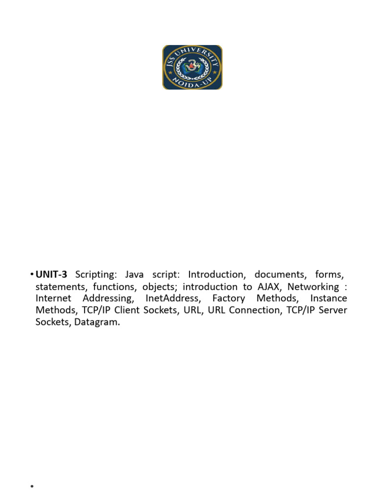 Web Tech Unit3 Important | PDF | World Wide Web | Internet & Web