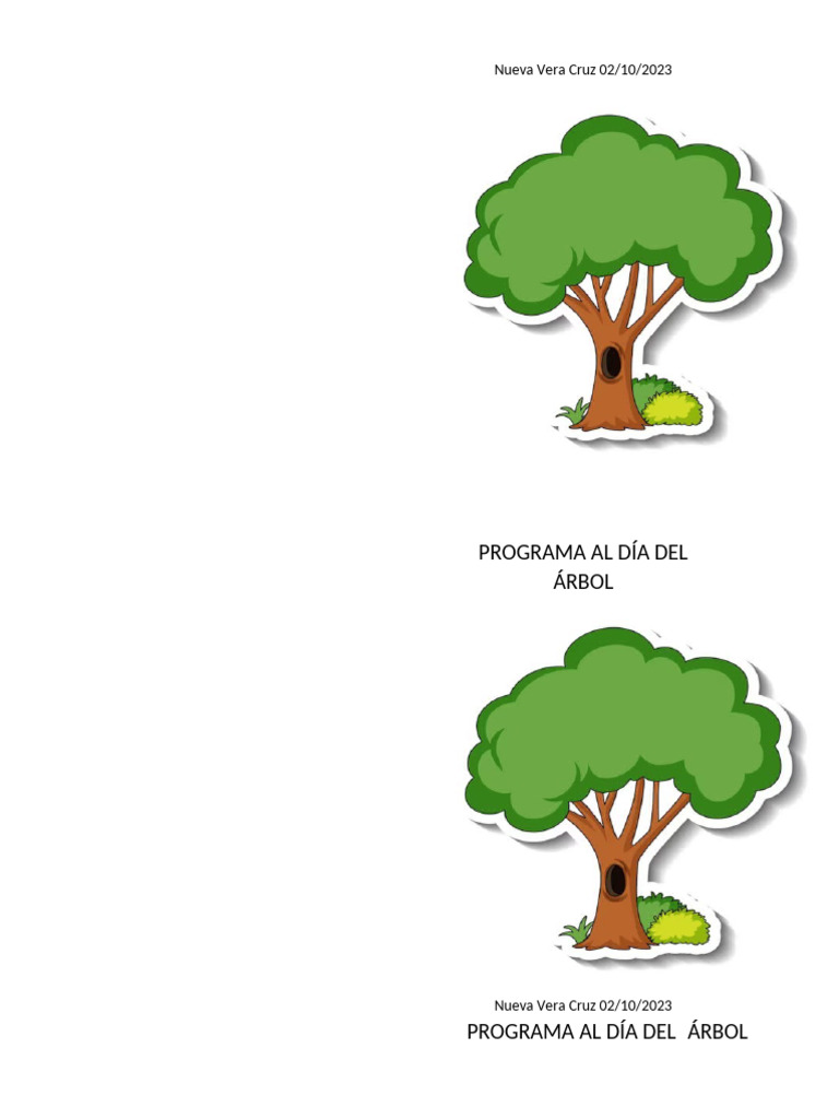 Dia Del Arbol | PDF