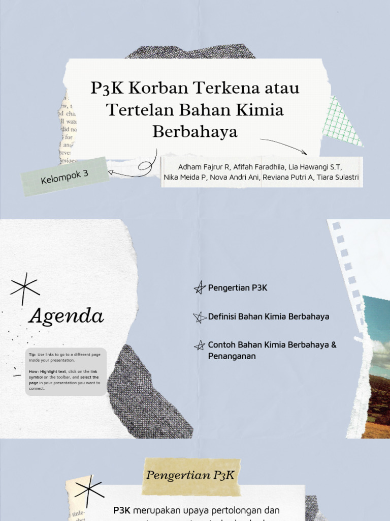 Kelompok 3 - P3K Korban Terkena Atau Tertelan Bahan Kimia Berbahaya | PDF