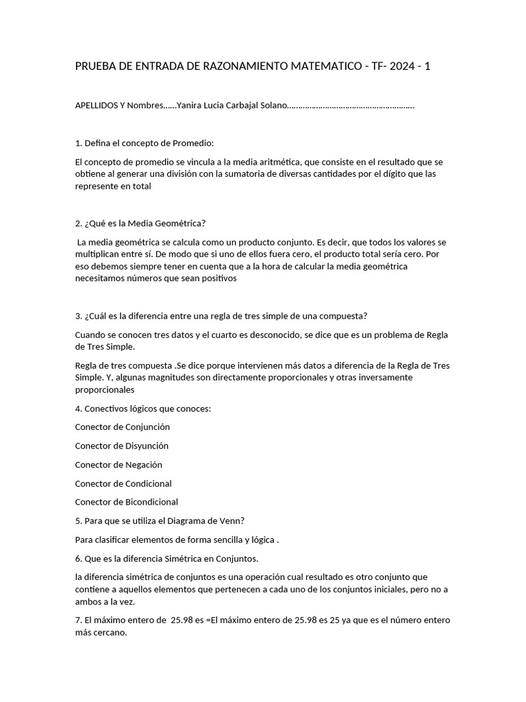 Tarea RM | PDF