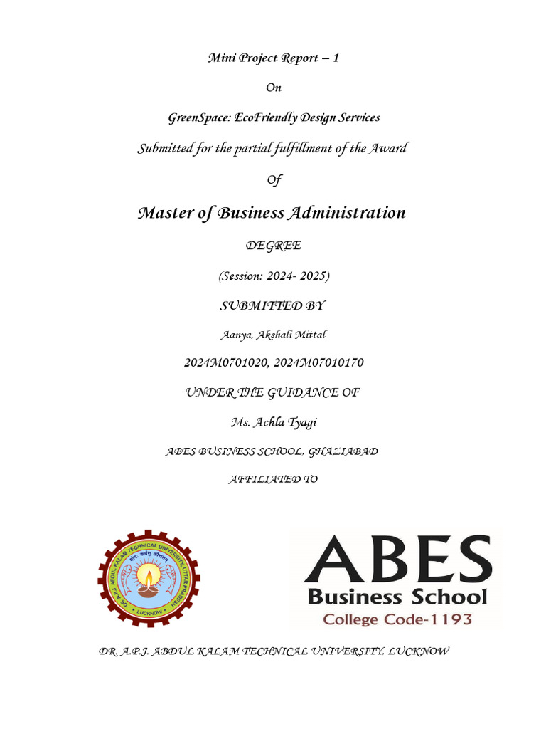 Akshali Project ABES | PDF | Green Building | Sustainability