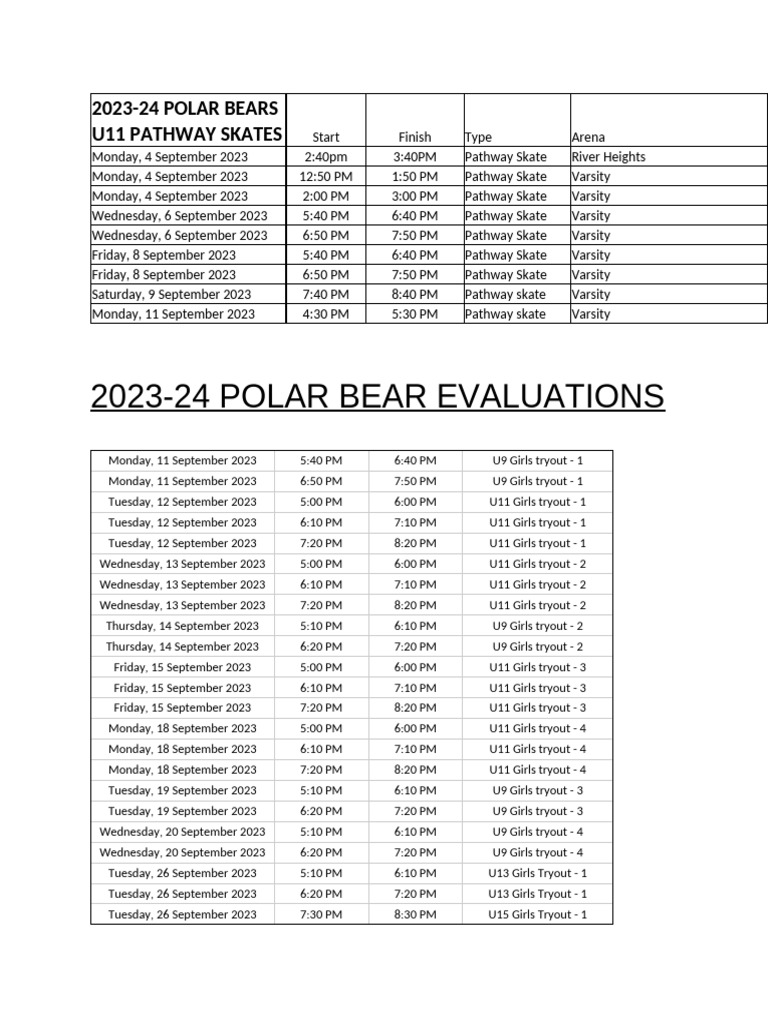 2023 PB Pathway and Evaluation Schedule | PDF