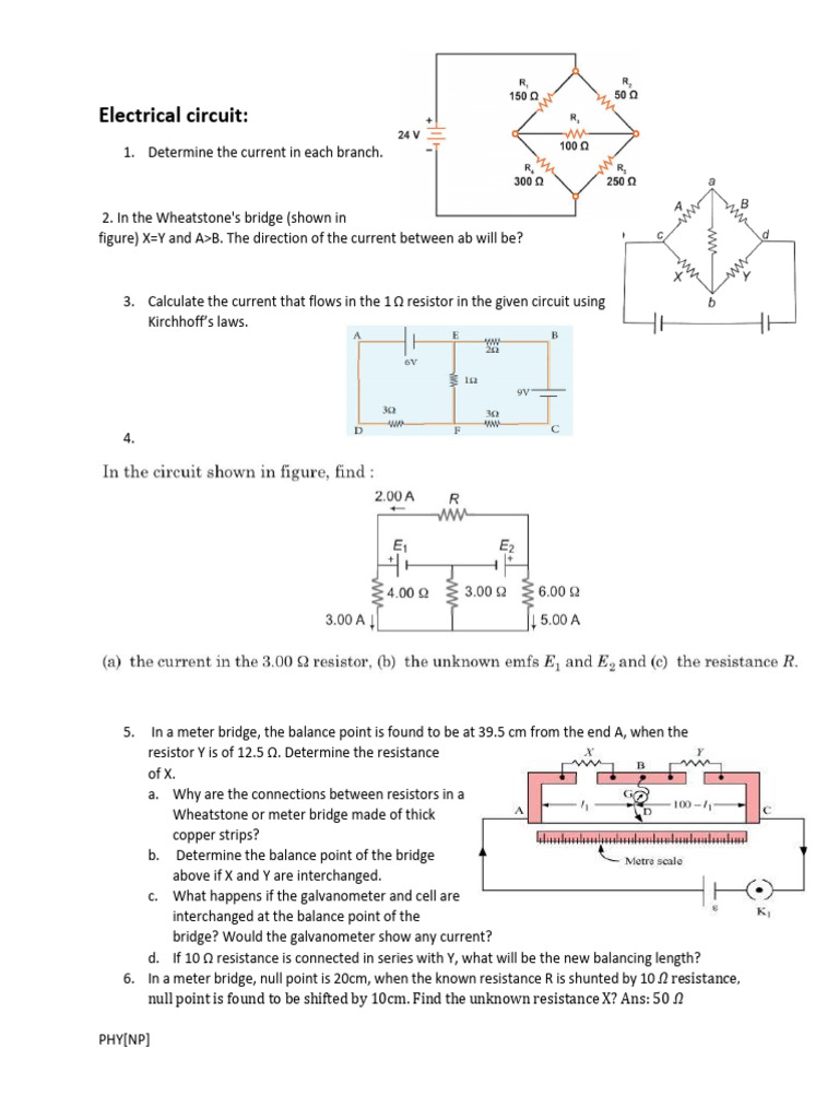 Electrical Circuit Assignment | PDF | Electrical Engineering | Electricity