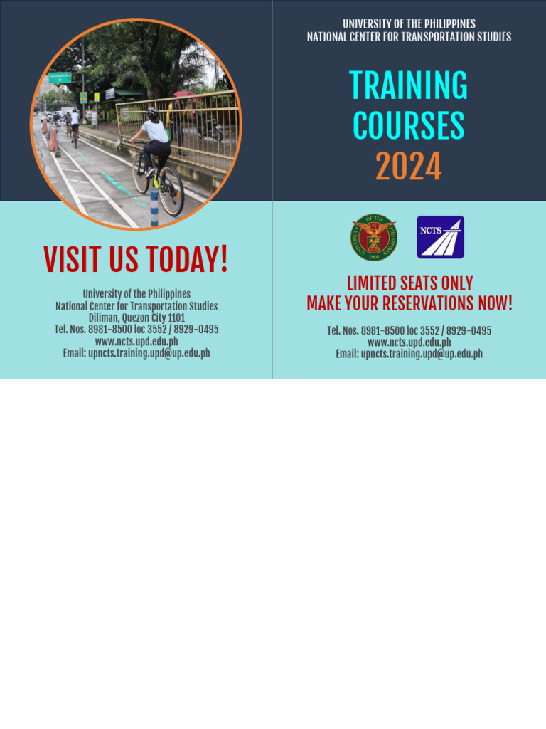 NCTS Training Brochure - JTC - Updated 01242024 - v3 | PDF | Transport | Road Traffic Safety