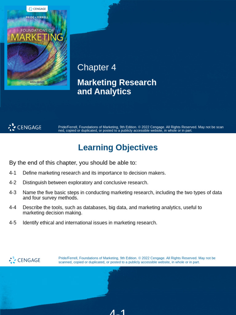Pride FoM 9e PPT CH04 Final Instructor | PDF | Survey Methodology | Marketing Research