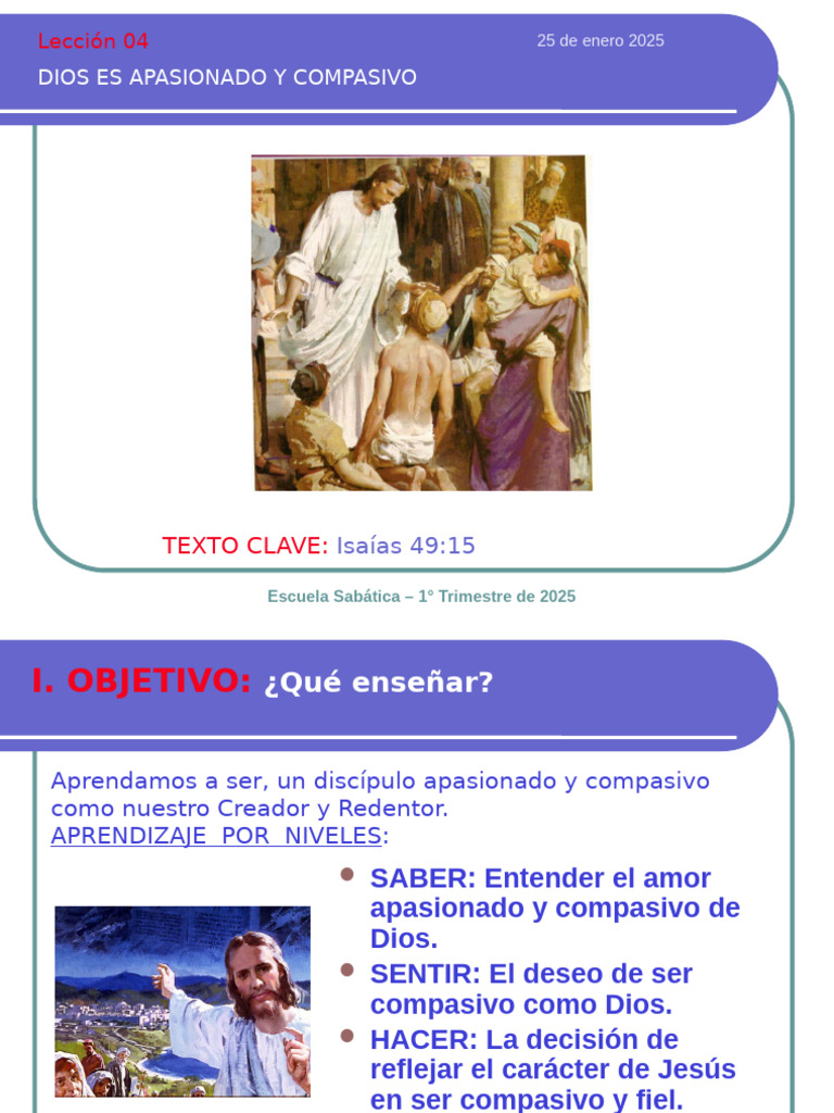 Dios Es Apasionado y Compasivo | PDF | Jesús | Amor