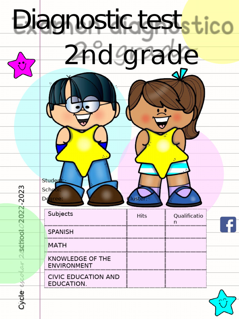 2nd Grade Diagnostic Test Template | PDF
