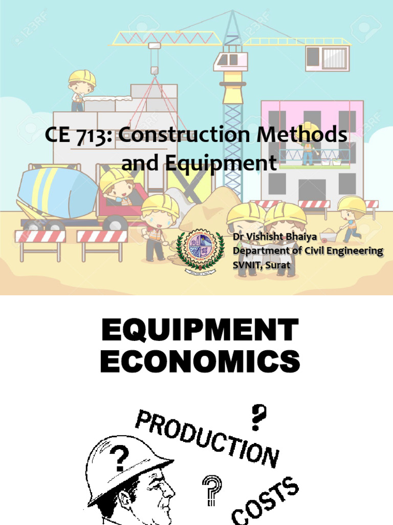 Lecture Construction Economics | PDF | Depreciation | Interest