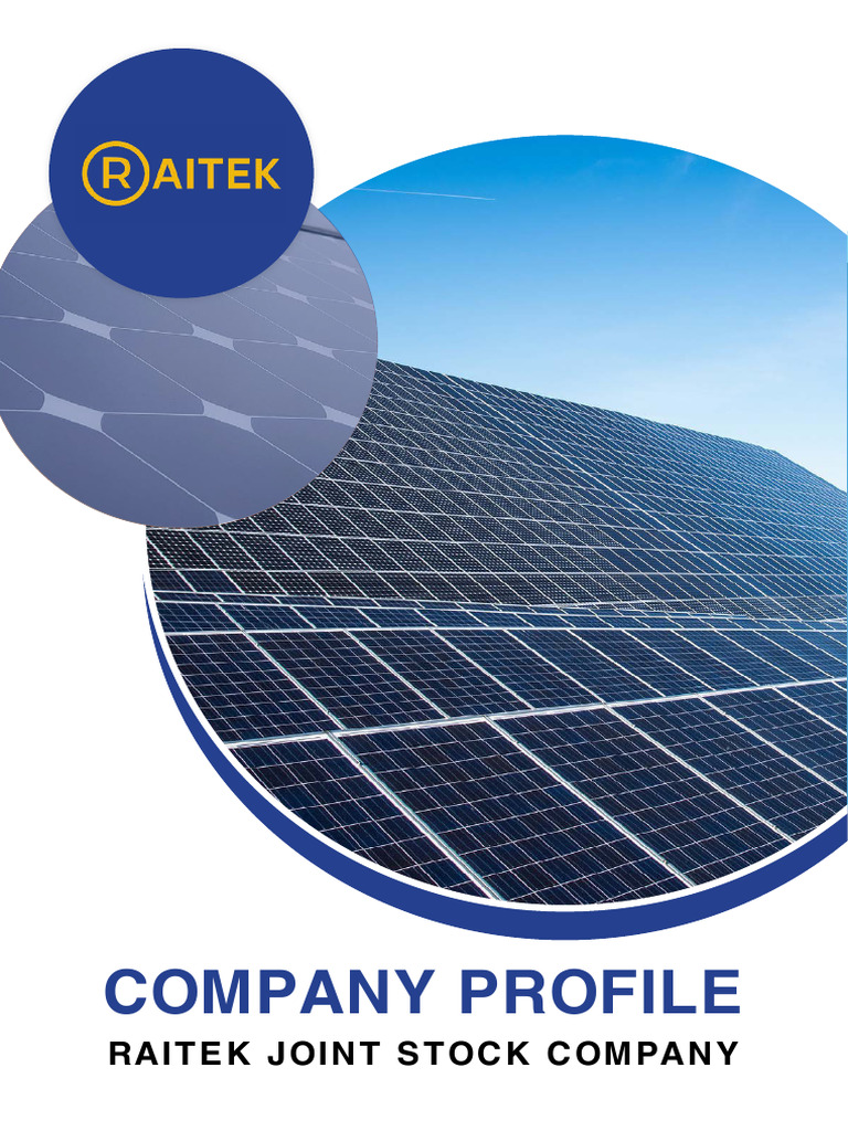 RAITEK Company Profile Overview | PDF | Photovoltaic System | Photovoltaics