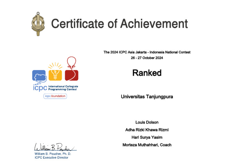 2024 ICPC Asia Jakarta Contest Details | PDF