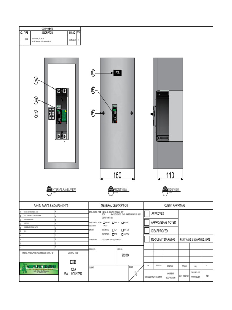 ECB Electrical Component Overview | PDF | Equipment | Power Engineering