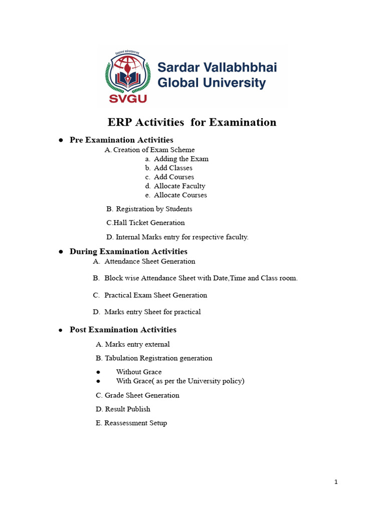 ERP Examination Process Overview | PDF | Qualifications | Educational ...