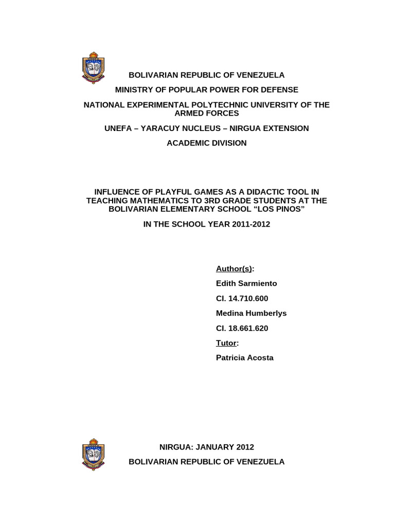 The Thesis of Playful Games | PDF | Knowledge | Mathematics