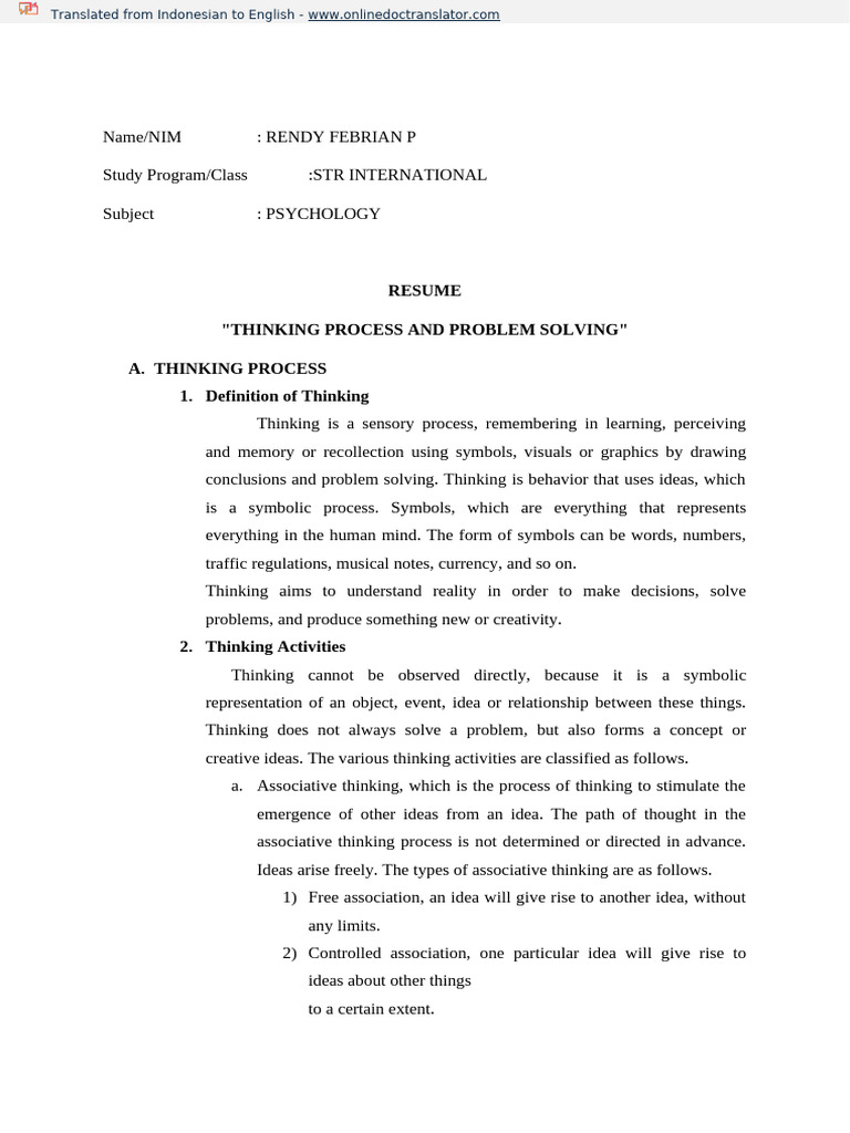 Resume Rendy Febrian Kel.6.Id - en | PDF | Thought | Creativity