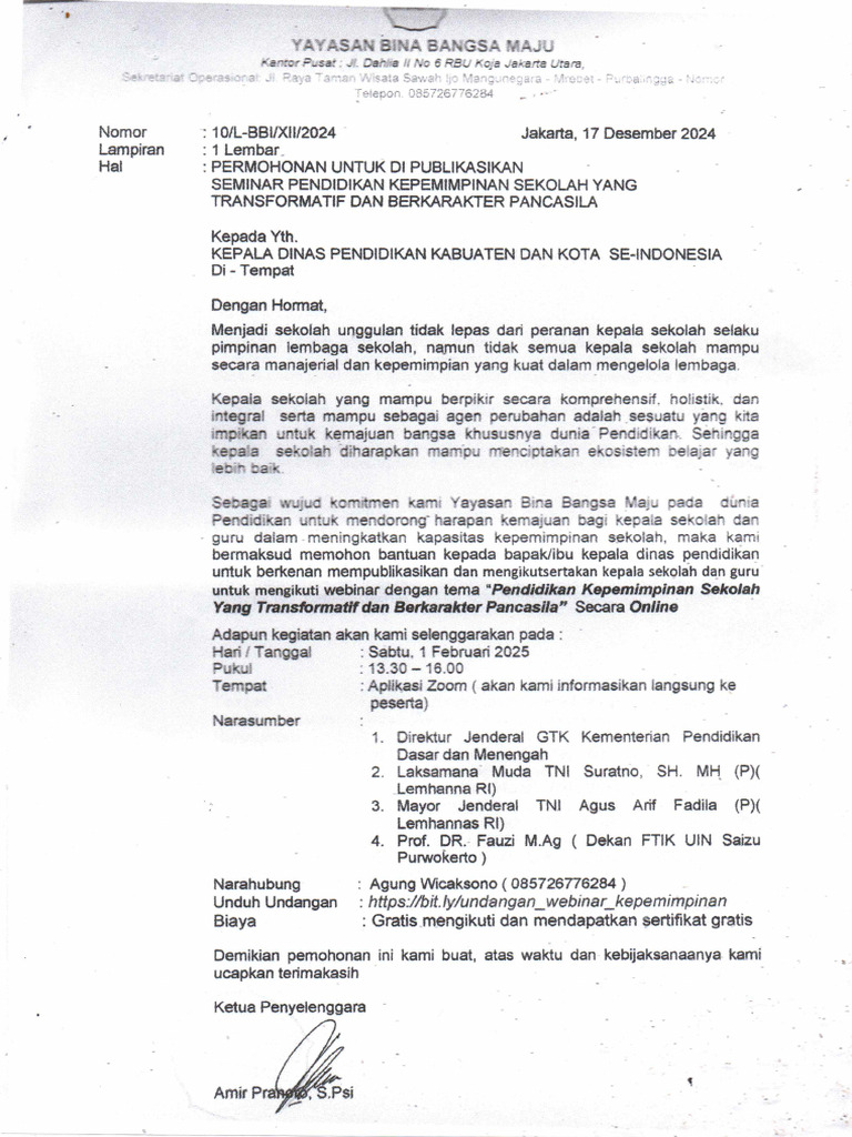 Undangan Seminar | PDF