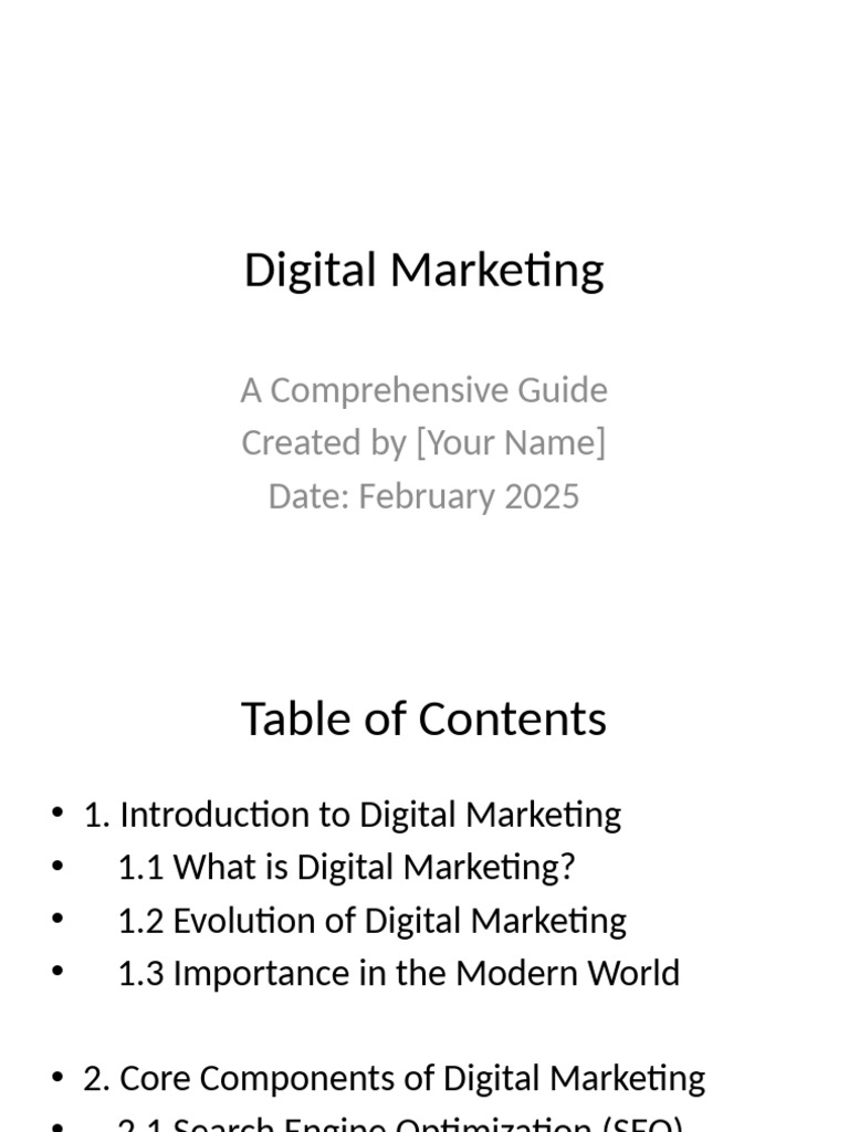 Digital Marketing Essentials | PDF