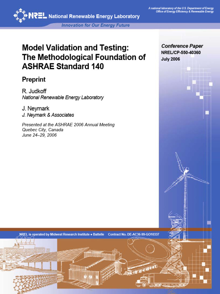 ASHRAE 140: Energy Model Validation | PDF | Simulation | Experiment