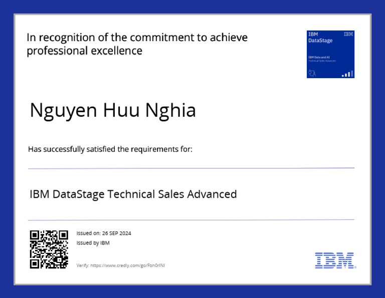 IBM DataStage Technical Sales Advanced Badge20240926-7-Phqbp3 | PDF