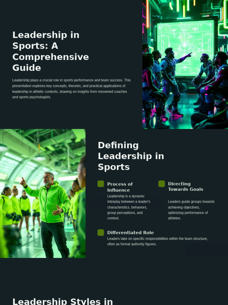 Effective Leadership in Sports Guide | PDF | Leadership | Motivational
