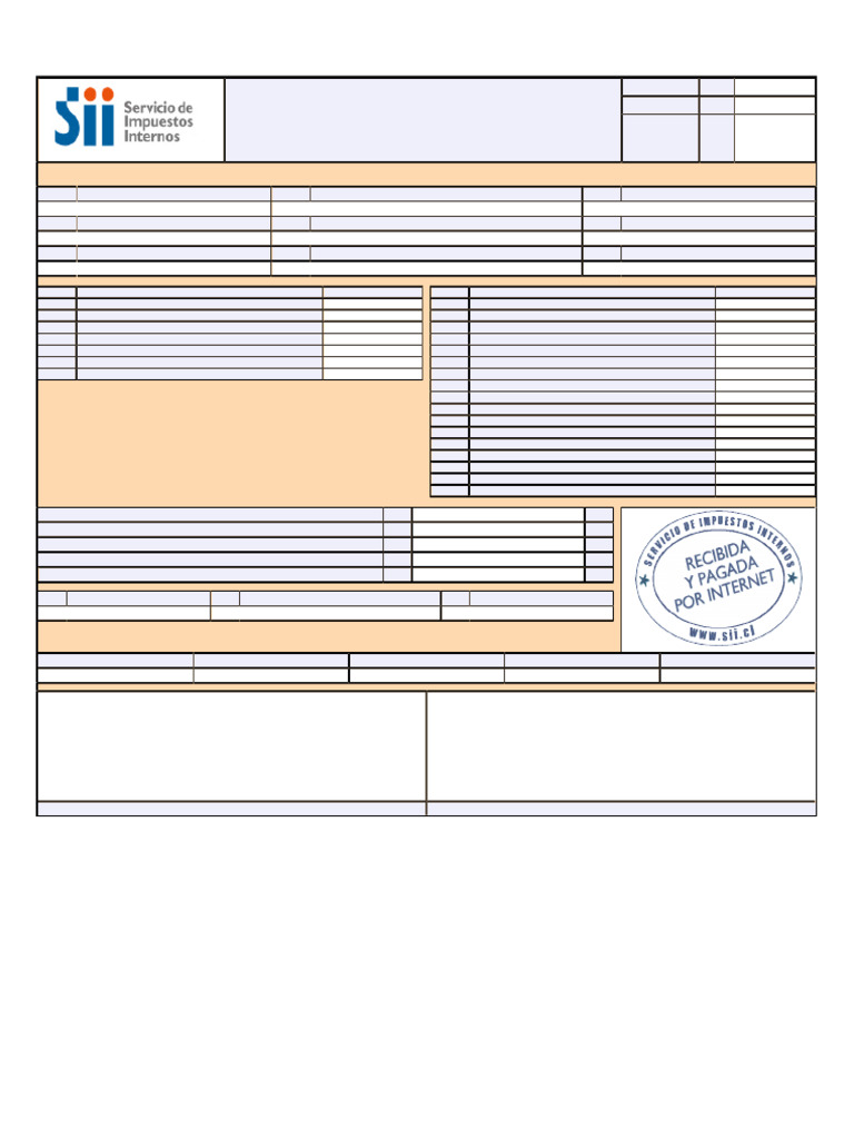 Declaración Mensual Y Pago Simultáneo de Impuestos Formulario 29 | PDF | Pagos | Impuestos